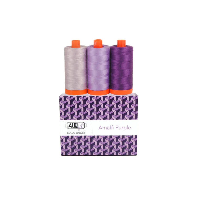 Aurifil Color Builder - Amalfi Purple – Get Stitched Fabrics